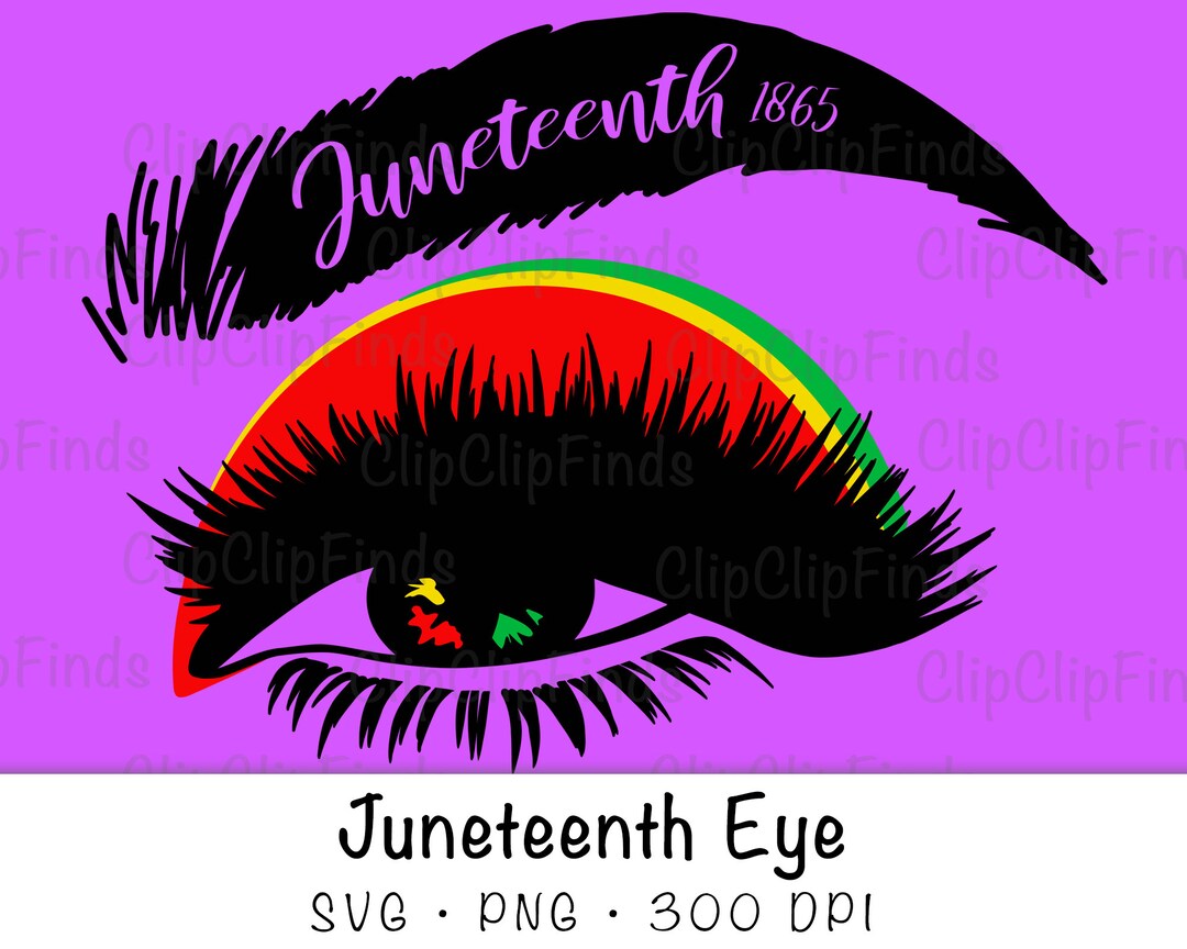 Juneteenth African American Juneteenth Eye SVG Vector Cut - Etsy