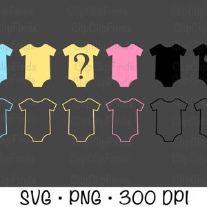 Baby Onesie Boy Girl Onesie Outline Question Mark - Etsy