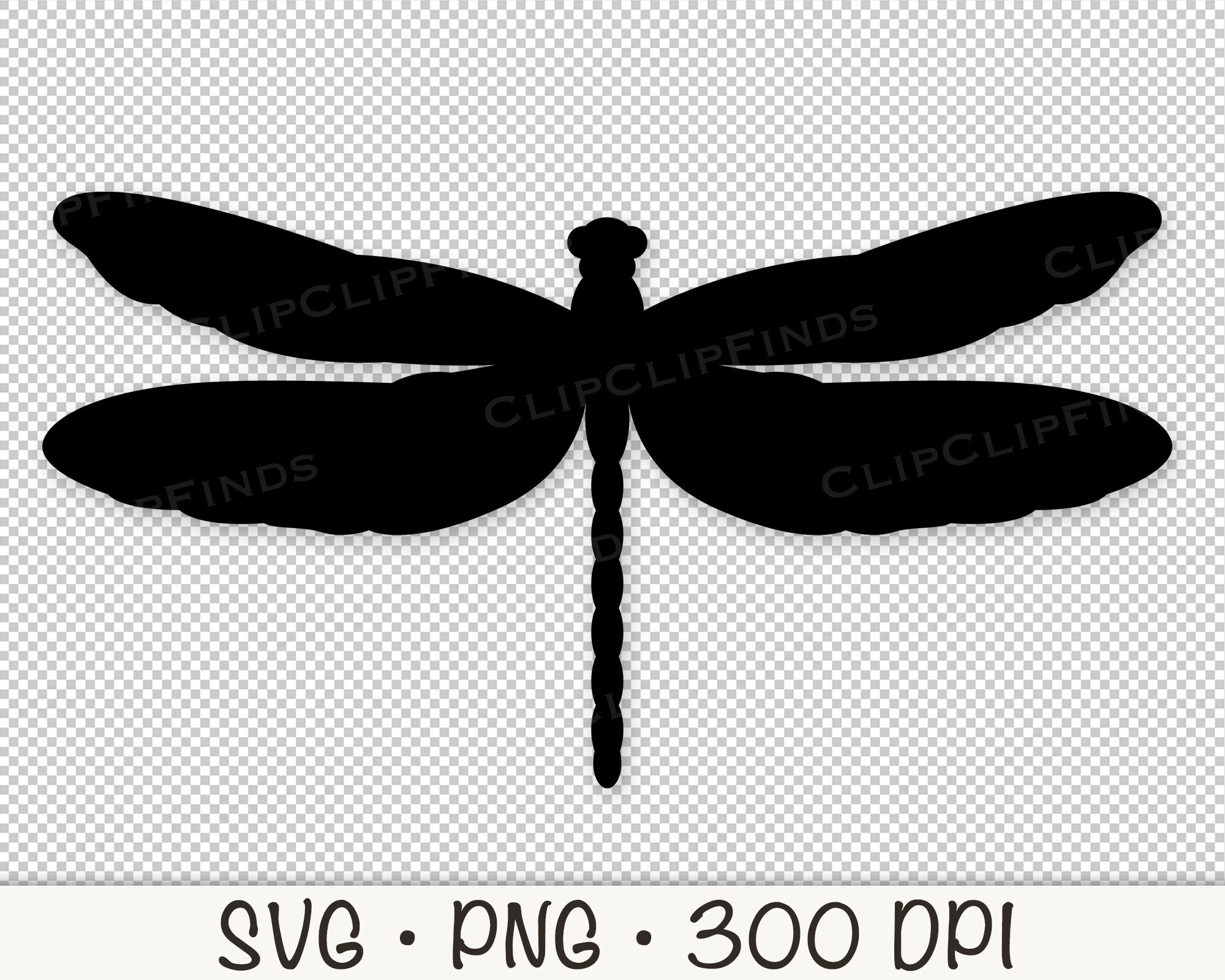 Libélula SVG Libélula PNG Forma de silueta de libélula - Etsy España