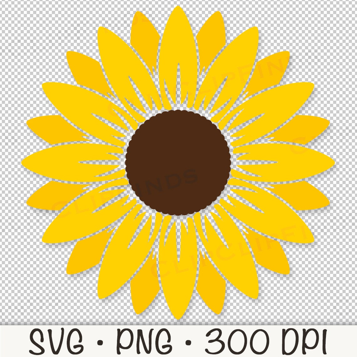 Sunflower SVG, Sunflower PNG, Sunflower Clip Art, Flower SVG, Sunflower ...