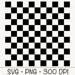 Checkerboard Pattern SVG, PNG, Transparent Background, Instant Digital ...
