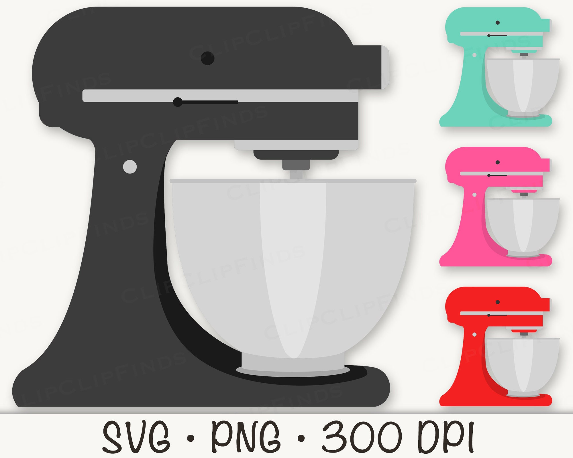 Stand Mixer Clip Art