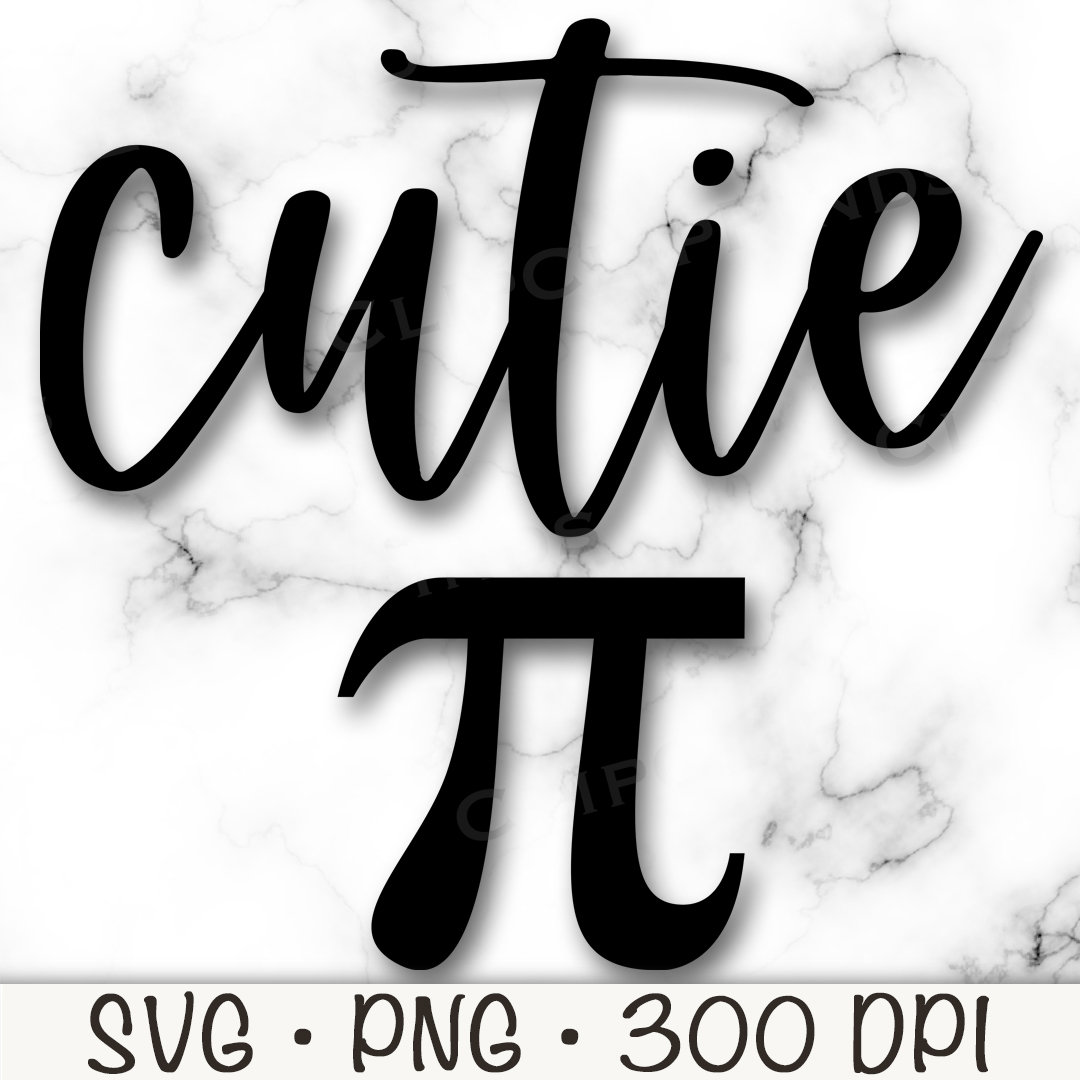 Cutie Pie SVG, Cutie Pi PNG, Script Font, Digital Download - Etsy Canada