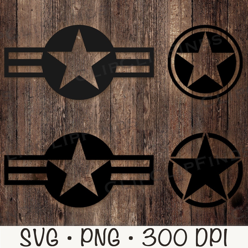 Military Star SVG, Army Star SVG, U.S. Army Star Clipart, Military ...