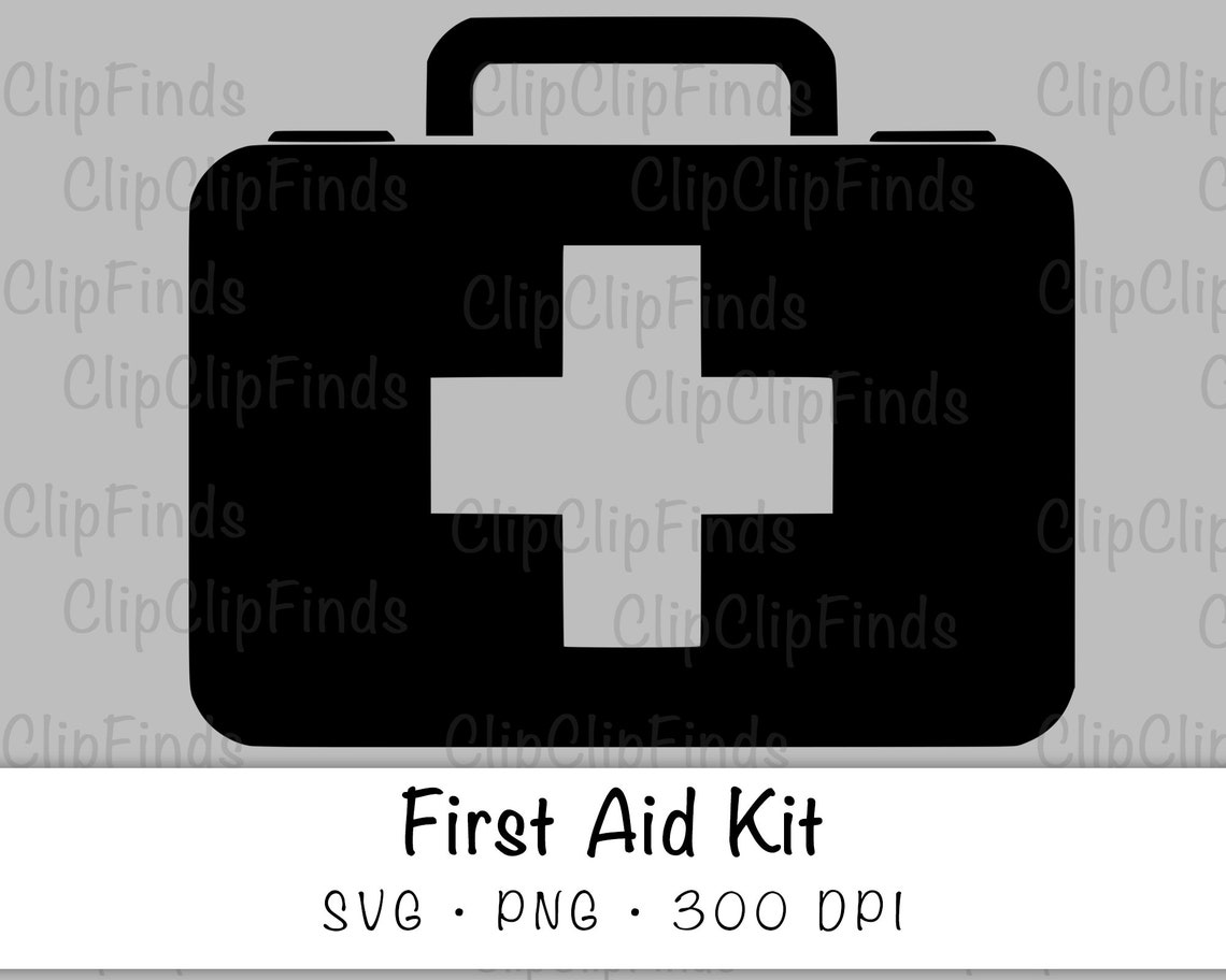 First Aid Kit SVG Vector File and PNG Transparent Background | Etsy