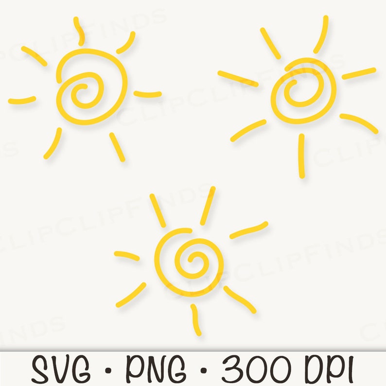 Sun SVG, Line Sun Drawing PNG, Doodle Sun, Scribble Sun, Hand-drawn Sun ...