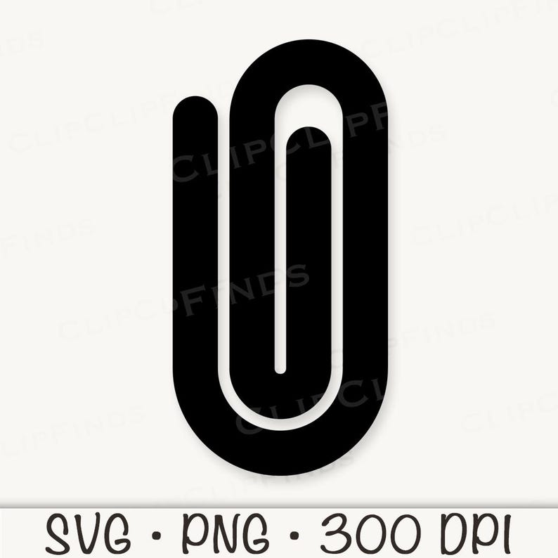 Jumbo Paperclip SVG, Jumbo Paperclip PNG, School Supplies, Sublimation ...
