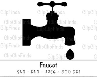 Faucet Svg | Etsy