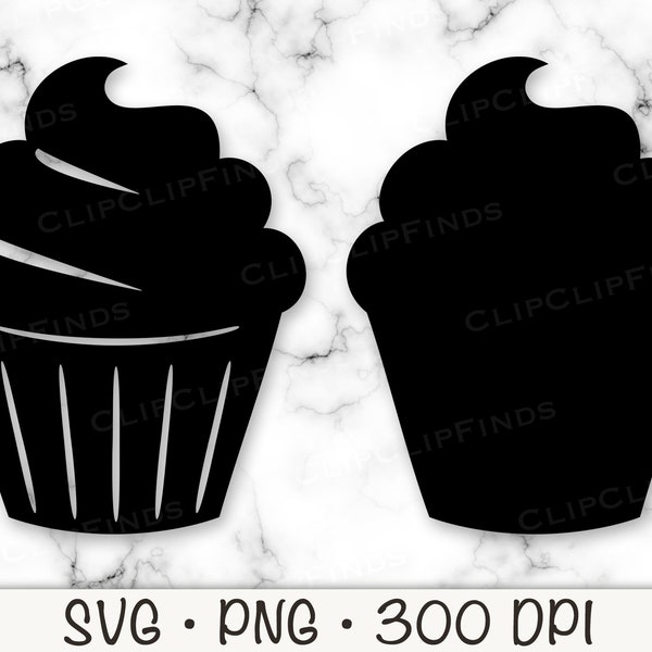 Cupcake Svg - Etsy