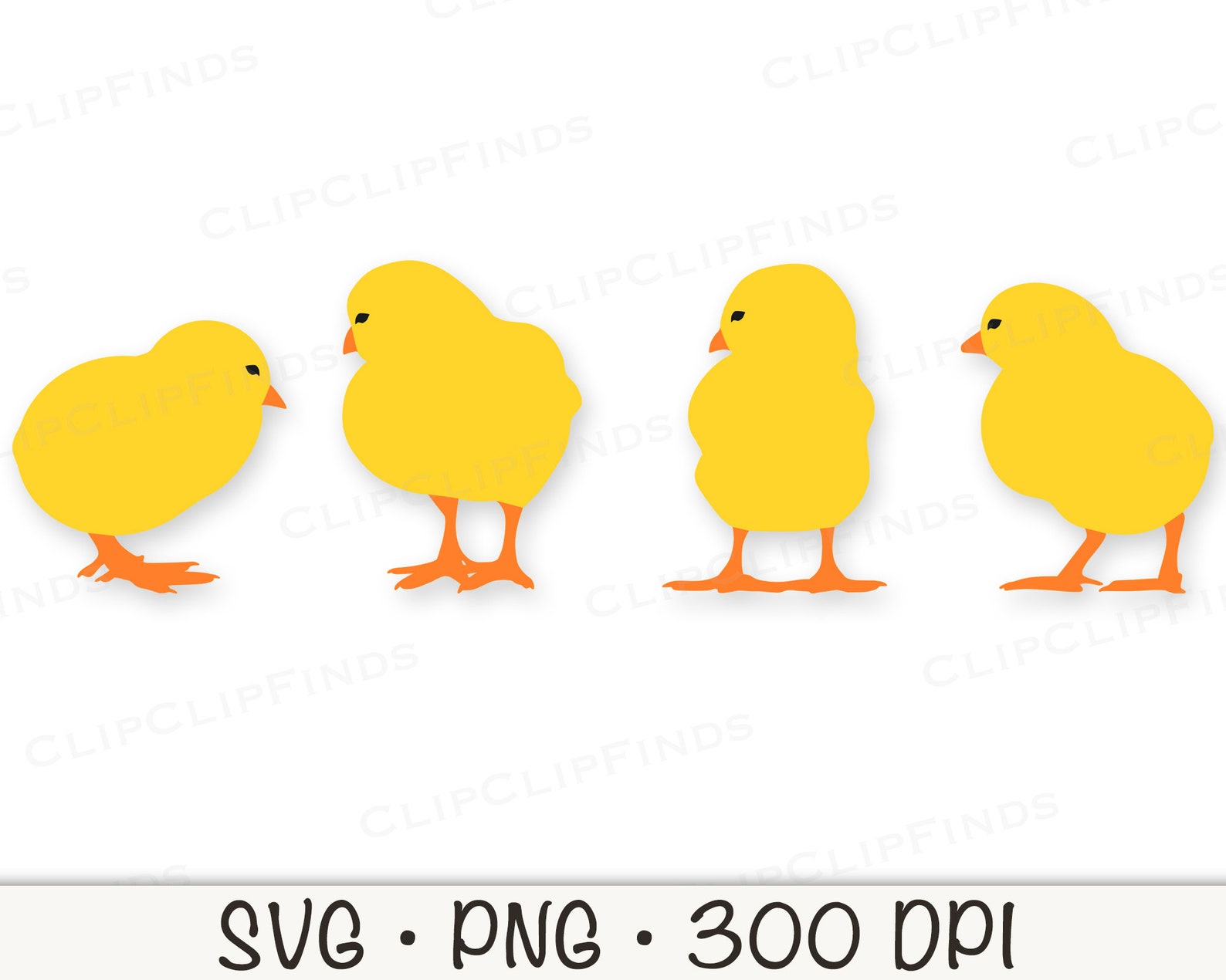 Chicks SVG, Baby Chicken PNG, Baby Chicks Clipart, Instant Digital ...