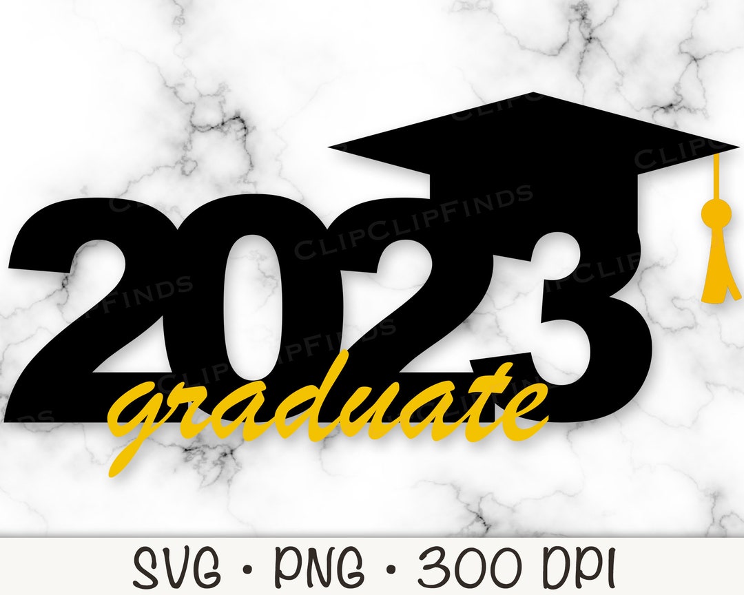 2023 Graduate SVG Vector Cut File and PNG Transparent - Etsy UK