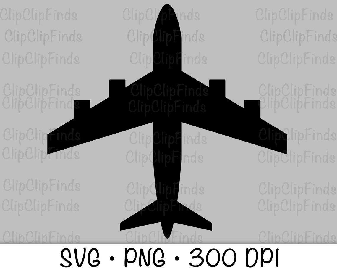 Airplane Airplane SVG Airplane PNG Plane Clip Art Instant | Etsy