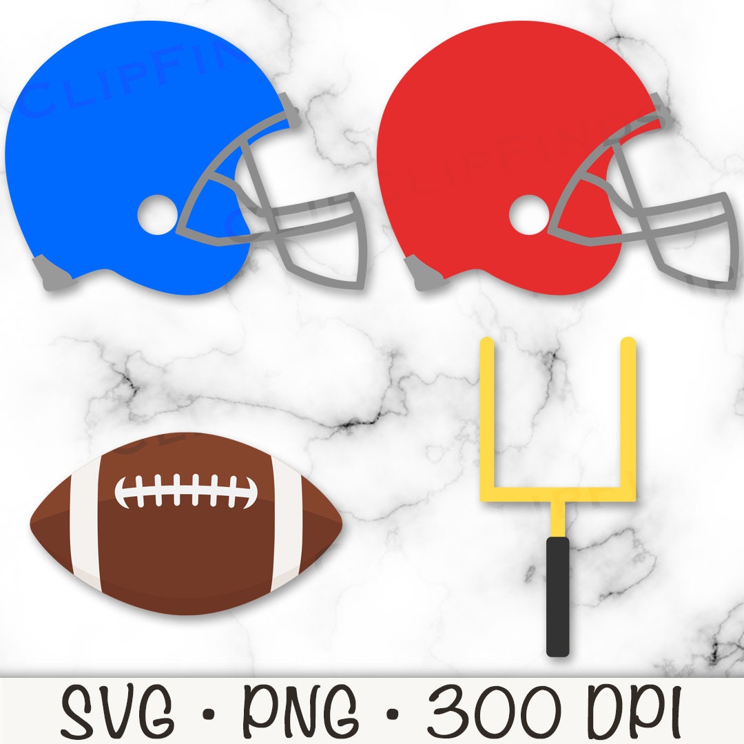 Football Bundle Pack SVG, Football PNG, Goal Post, Football Helmet SVG ...