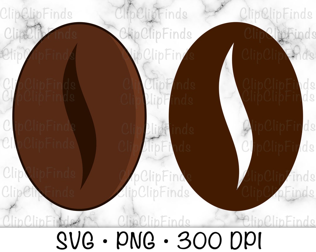 Coffee Bean SVG, Coffee SVG, Coffee PNG, Coffee Clipart, Instant ...