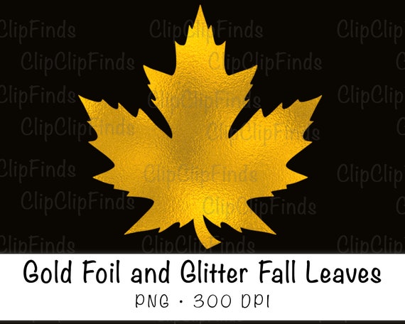 Gold Maple Leaf Clip Art Autumn Background With Yellow Maple Leaf