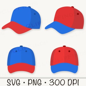 Baseball Hat SVG, Baseball Hat PNG, Baseball Cap Clipart, Digital ...