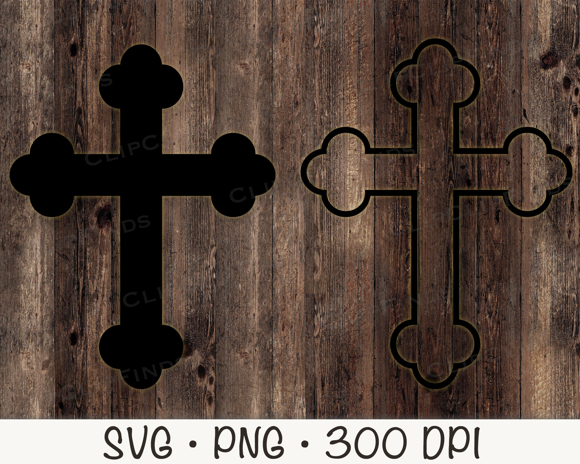 Cross and Outline SVG Vector Cut File and PNG Transparent - Etsy Ireland