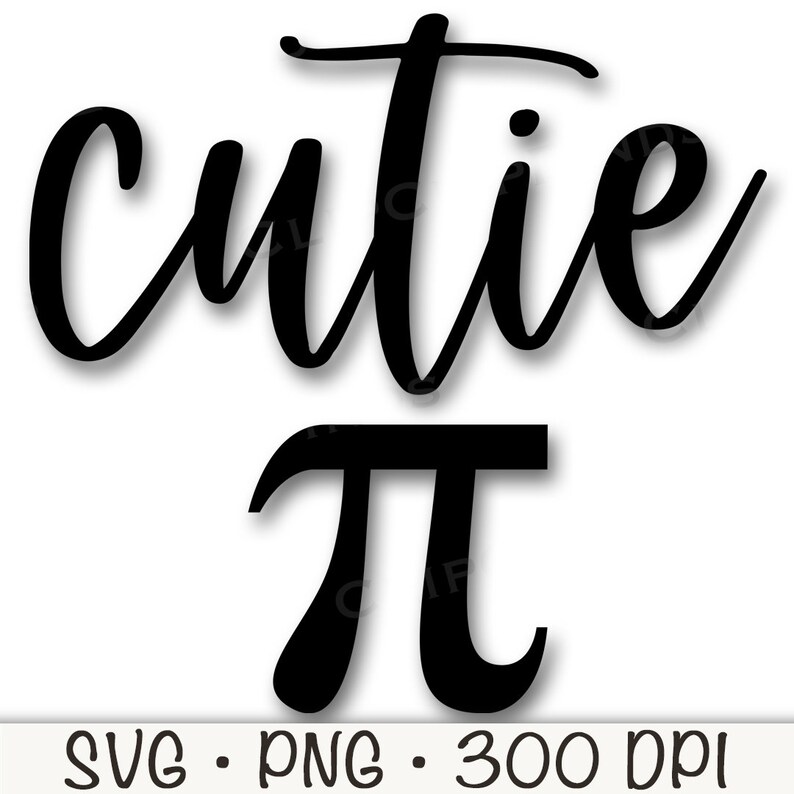 Cutie Pie SVG, Cutie Pi PNG, Script Font, Digital Download - Etsy Canada