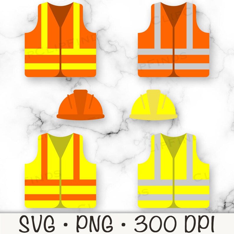 Construction Safety Vest SVG, Safety Vest PNG, Construction Vest ...