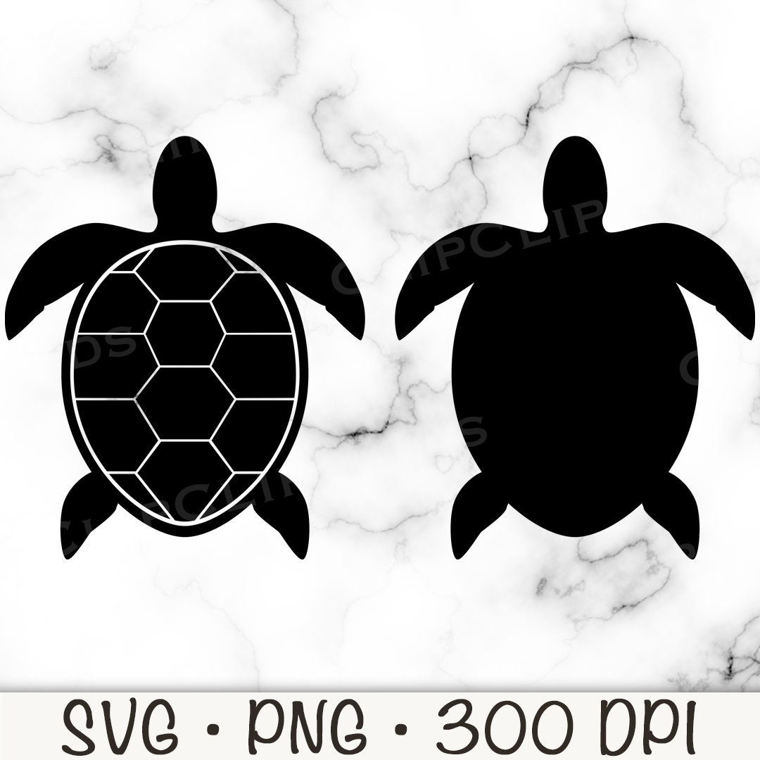 Sea Turtle SVG, Sea Turtle PNG, Turtle Silhouette, Digital Download - Etsy