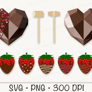 Breakable Chocolate Heart, Chocolate Covered Strawberries, Valentine's ...