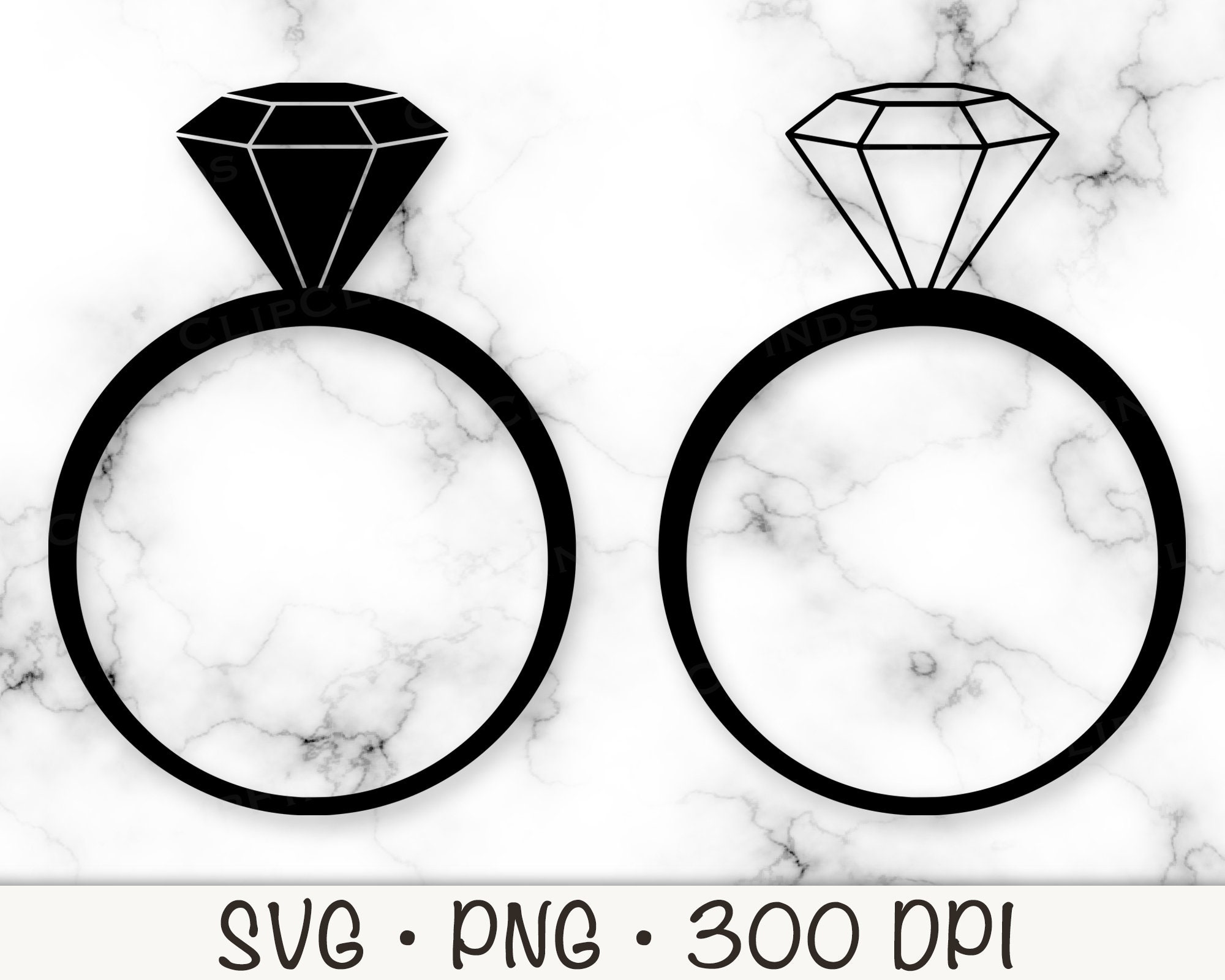 Wedding Diamond Ring Clipart Png