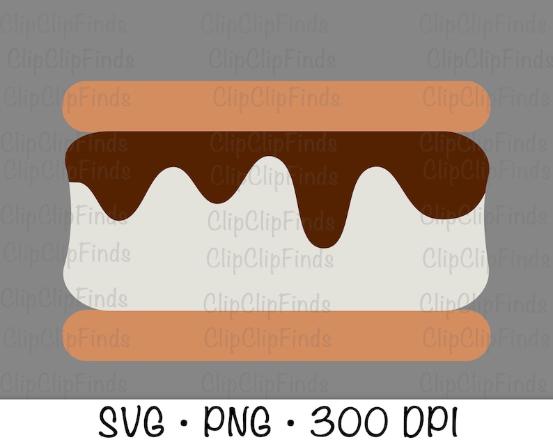 Smores SVG PNG Instant Digital Download - Etsy