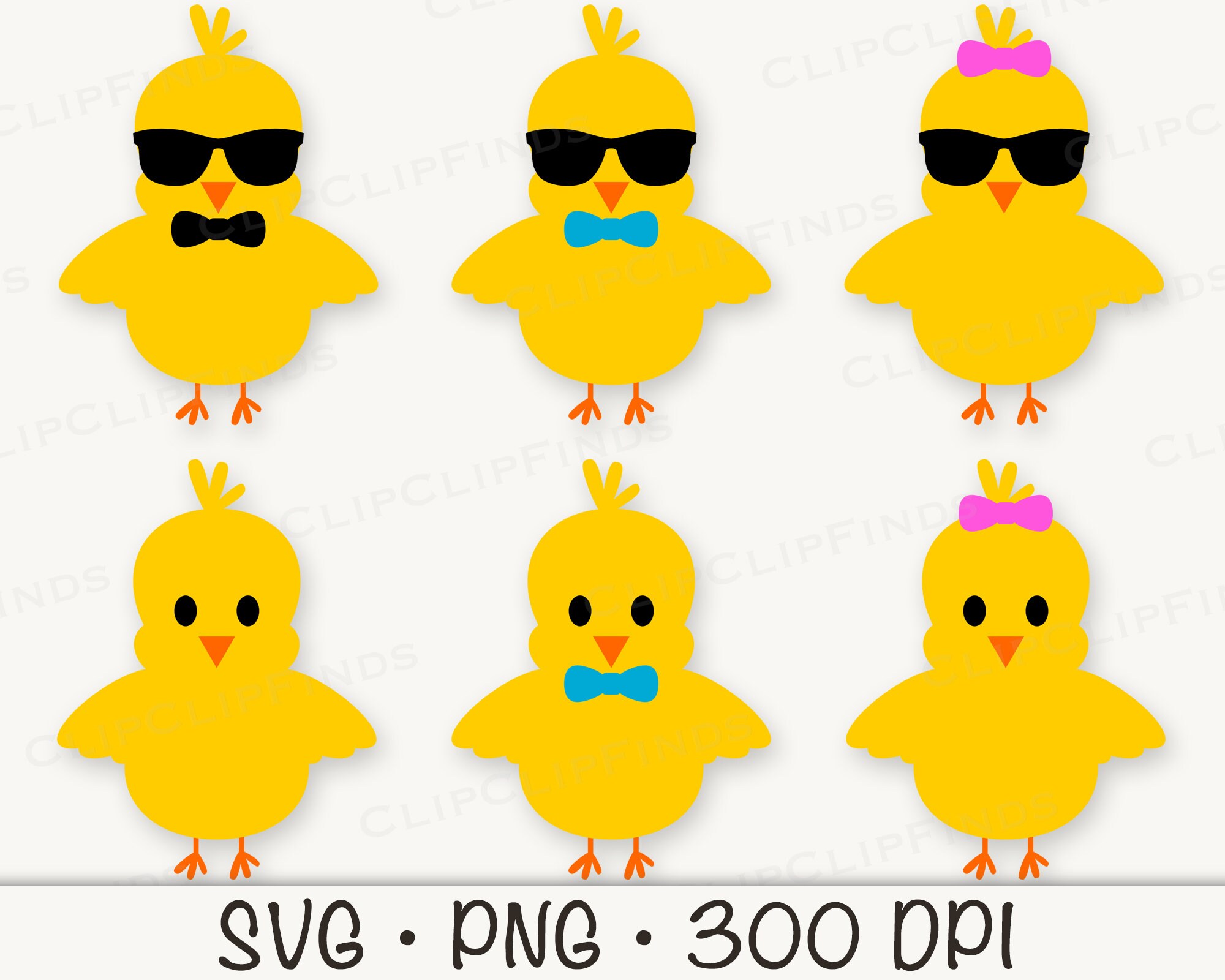 Cool Baby Chicks Chicks With Sunglasses Boy Chick Girl - Etsy