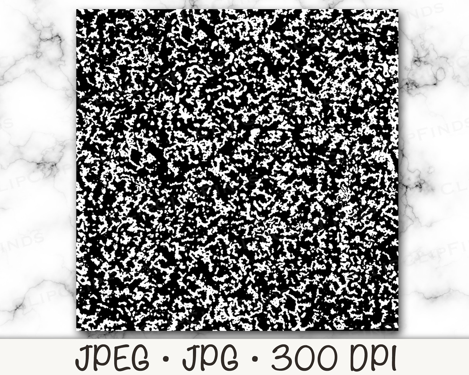 Composition Book Pattern Digital Wallpaper Background, Instant Download ...