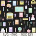 Pastel School Clipart, School Supplies SVG, Cute School Graphics PNG ...