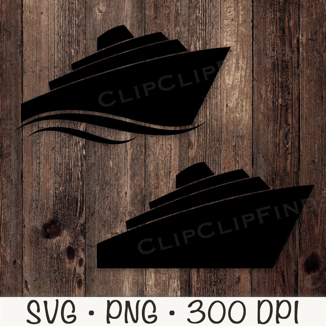 Kreuzfahrtschiff SVG, Schiff PNG, Kreuzfahrtschiff Silhouette, Schiff ...
