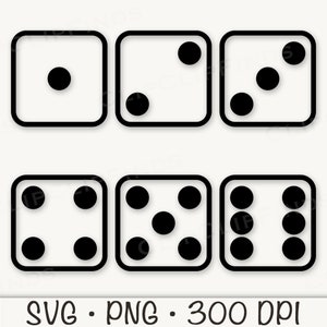 Dice Outline SVG, Dice Outline PNG, Dice Clip Art, Dice Transparent ...