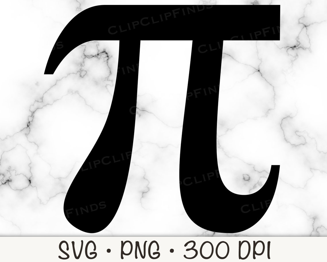 Pi Symbol SVG Pi Symbol PNG Pi Symbol Clipart Pi Symbol - Etsy