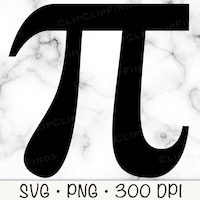 Pi Number Svg, Pi Svg, Math Svg, Pi Svg Silhouette Svg, Number Svg - Etsy