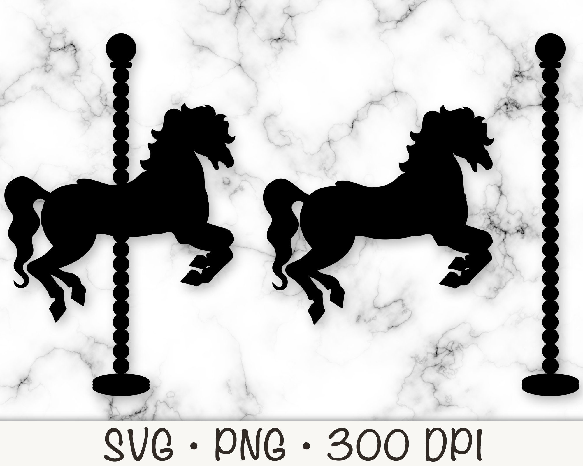 Caballo de carrusel, SVG, PNG, imágenes prediseñadas, descarga digital ...