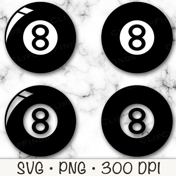 8 Ball Pool Png - Etsy