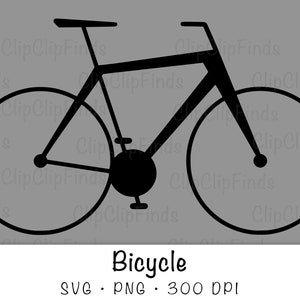 Bicycle SVG Road Bikevector Cut File Bicycle PNG - Etsy Canada