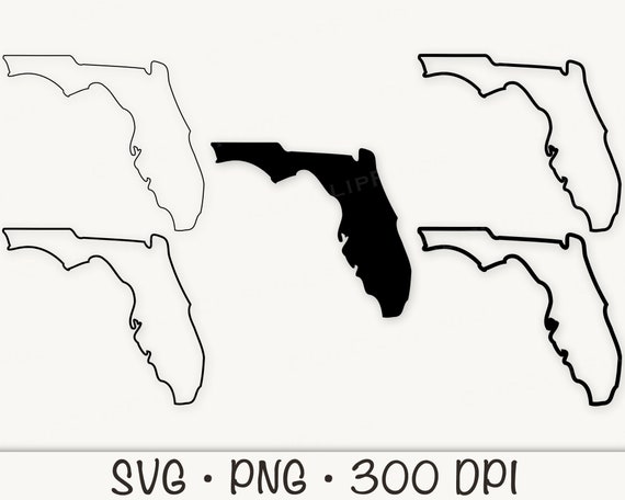 Florida State Map Outline