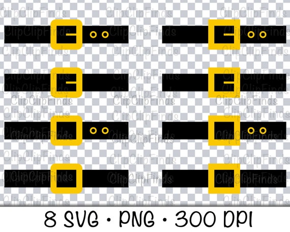 Santa Belt Clipart