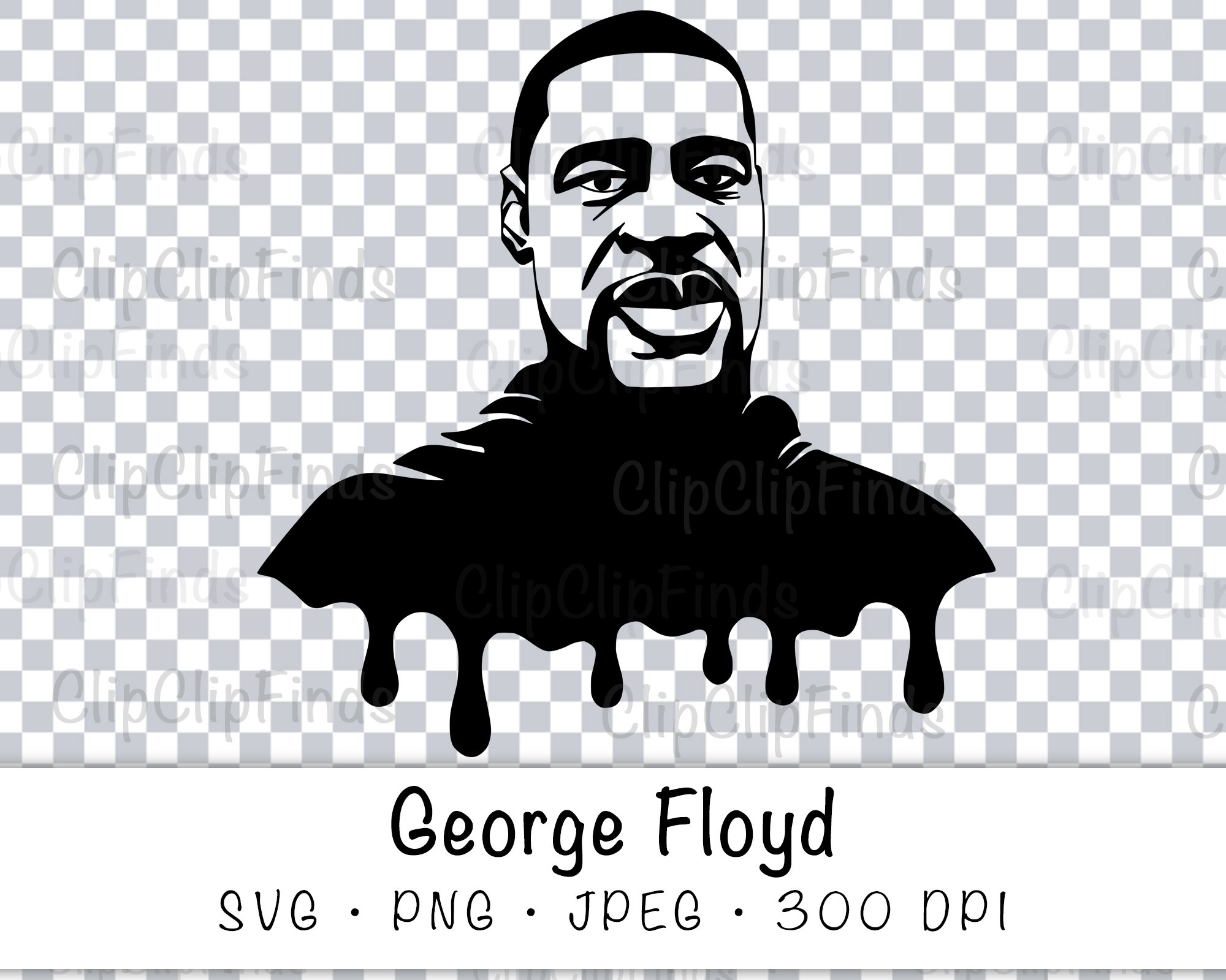 George Floyd SVG Vector Cut File JPEG and PNG Transparent - Etsy Australia