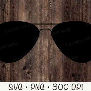 Aviator Sunglasses SVG: Clipart Cut File (digital Download) - Etsy