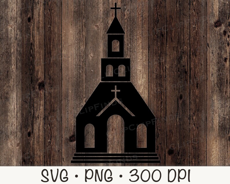 Church Vector, Church Building, SVG, PNG, Instant Digital Download - Etsy