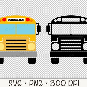 School Bus SVG, School Bus PNG, School Bus Clipart, Instant Digital ...