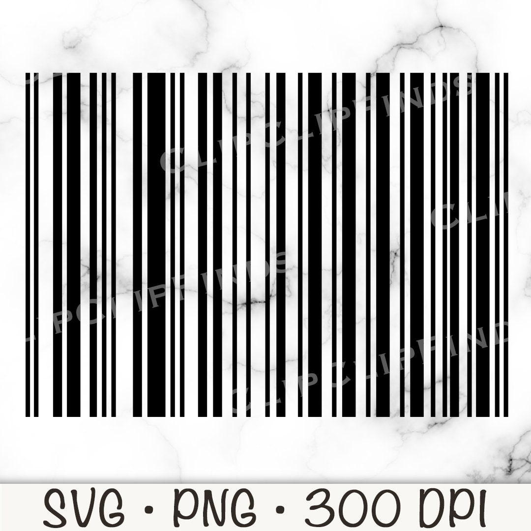 Barcode SVG, Barcode PNG, Barcode Scan, Vector Sublimation, Plain ...
