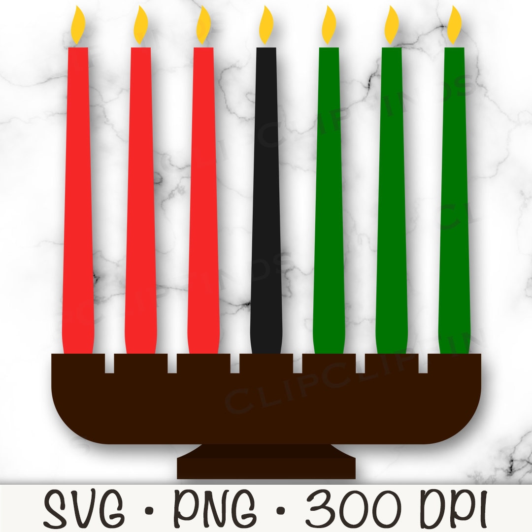 Kwanzaa Kinara Wooden Kinara Kinara PNG SVG Vector Cut - Etsy