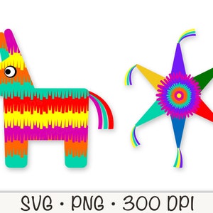 Piñata SVG, Mexican Piñata Clipart, Piñata PNG, Mexican Fiesta Party ...