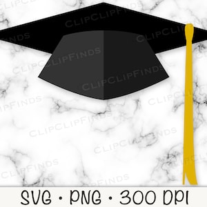 Graduation Cap SVG, Graduation Cap and Tassel, Graduation Hat ...