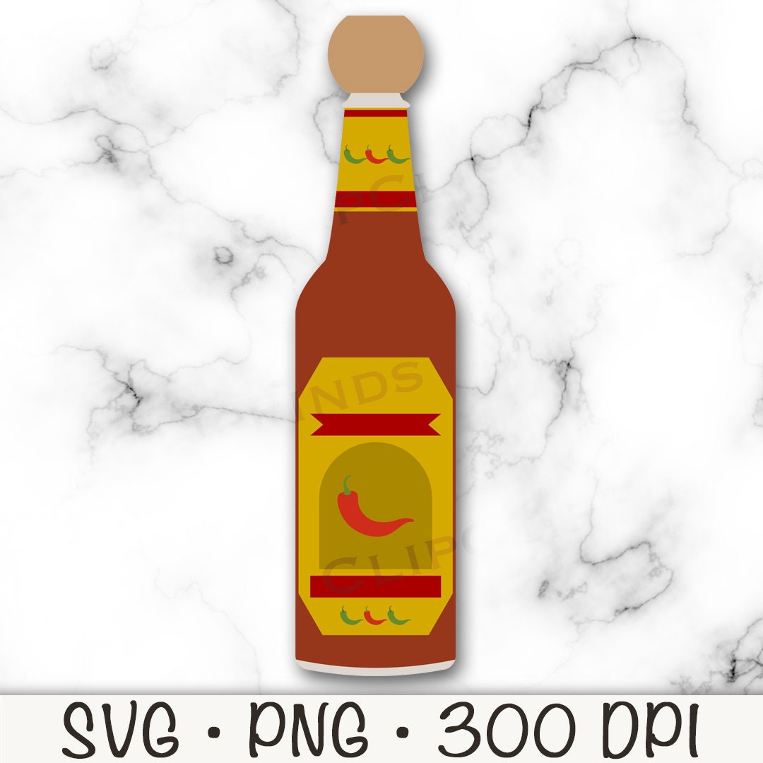 Hot Sauce SVG, Hot Sauce PNG, Hot Sauce Clip Art, Mexican Hot Sauce ...
