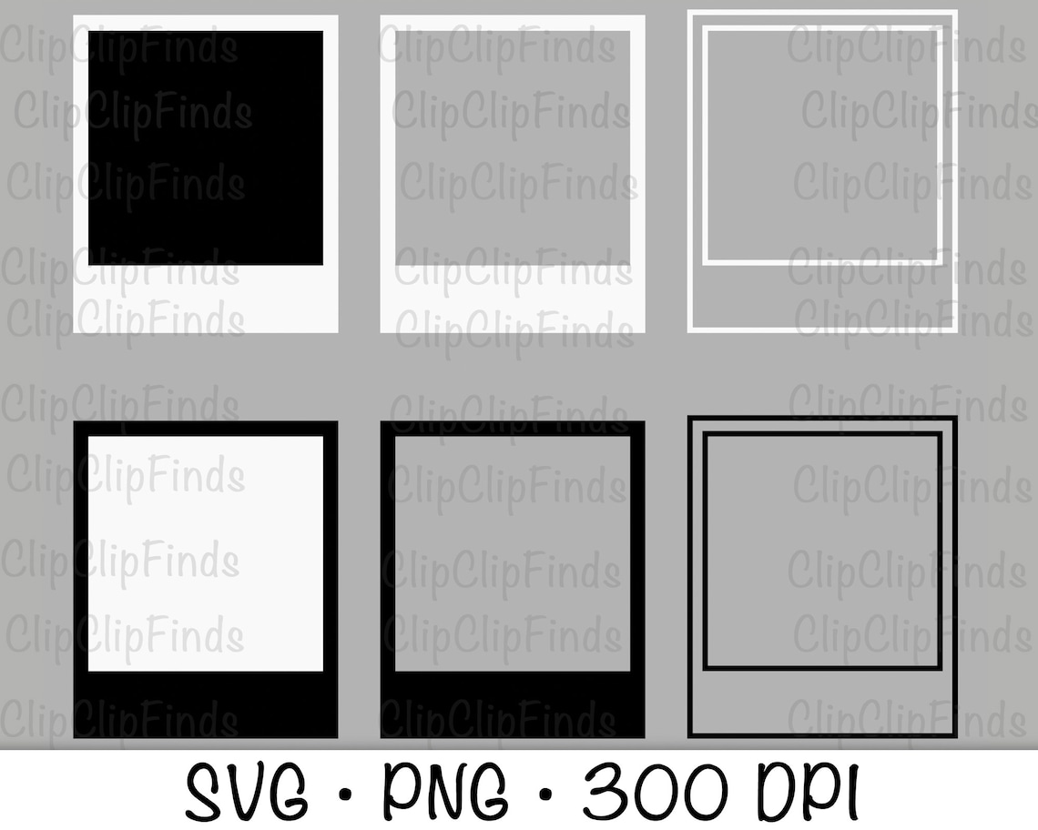 Retro Picture Frames SVG PNG Instant Digital Download - Etsy