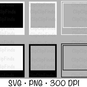 Retro Picture Frames SVG PNG Instant Digital Download - Etsy